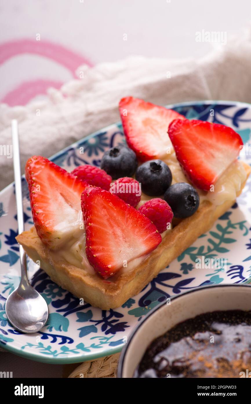 Strawberry tartlet pastry Peruvian desserts buffet table brunch sweet ...