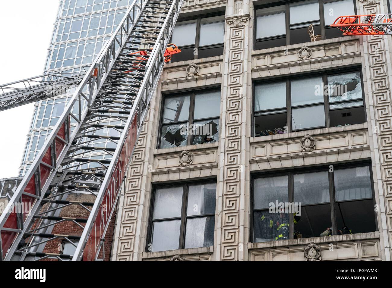New York, United States. 23rd Mar, 2023. Rescue operation by ...