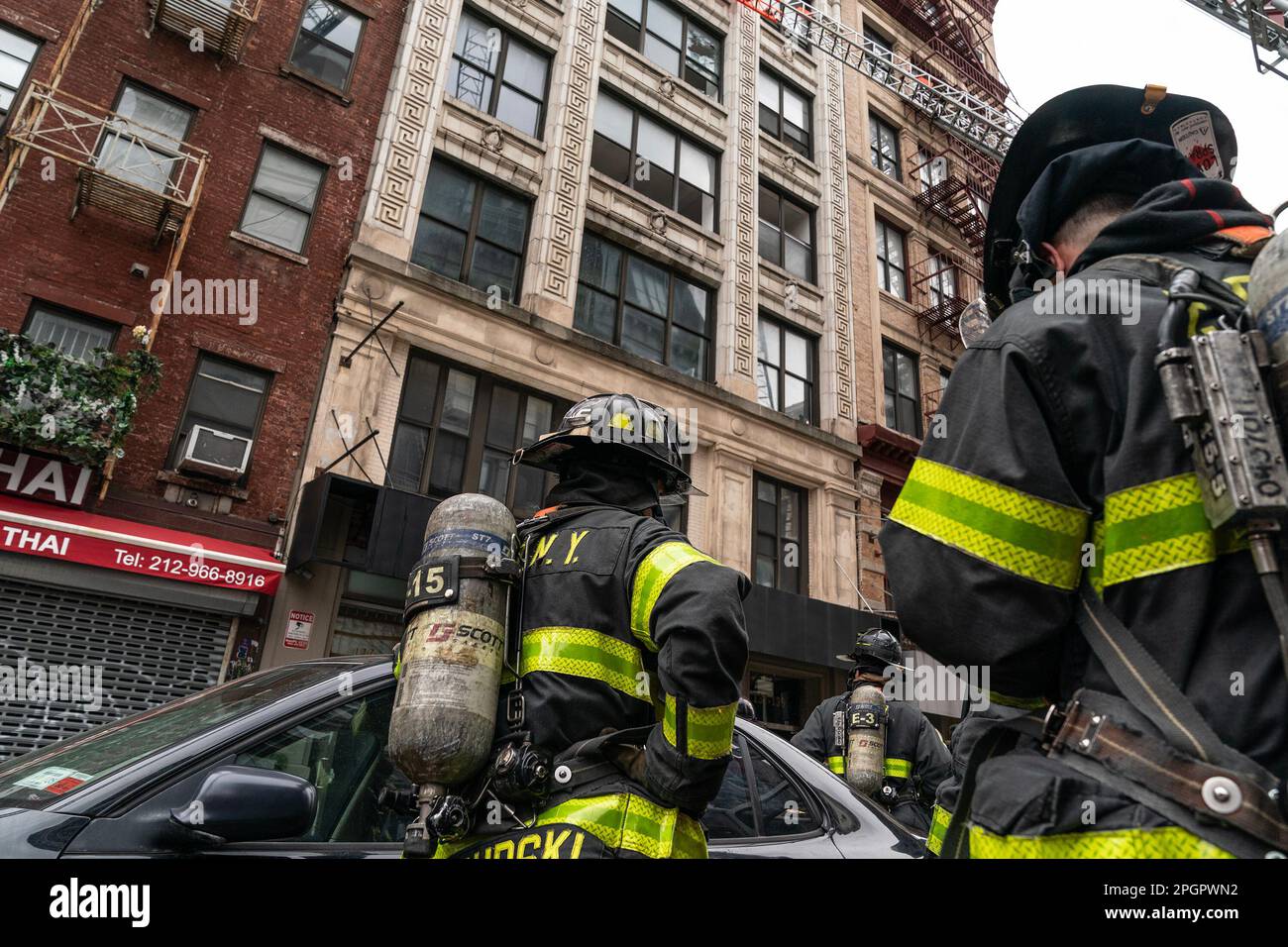 New York, United States. 23rd Mar, 2023. Rescue operation by ...