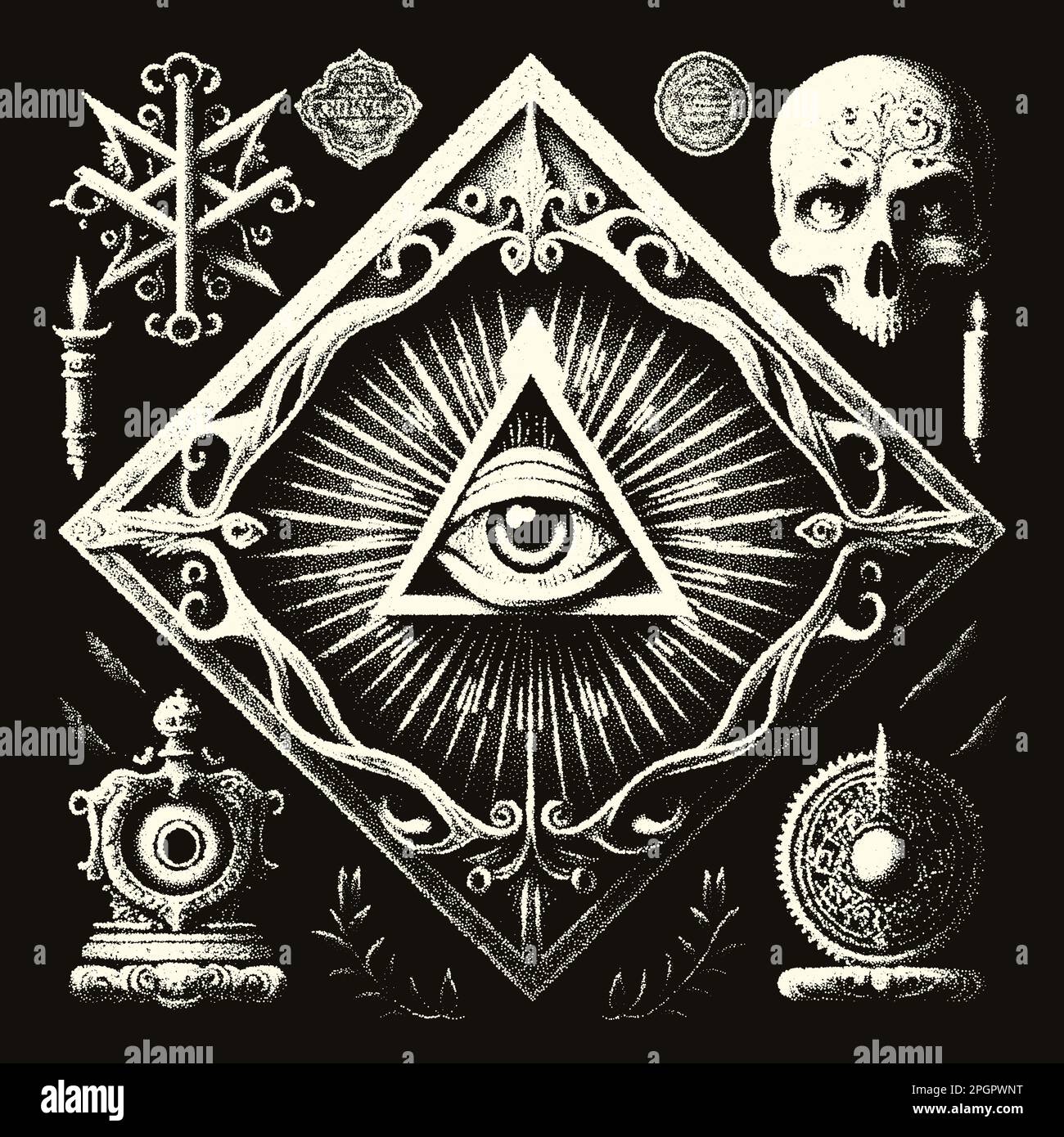 Symbol symbols hag witchcraft hi-res stock photography and images - Alamy