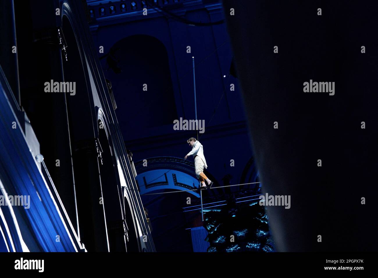 Washington, United States. 23rd Mar, 2023. French high wire artist ...