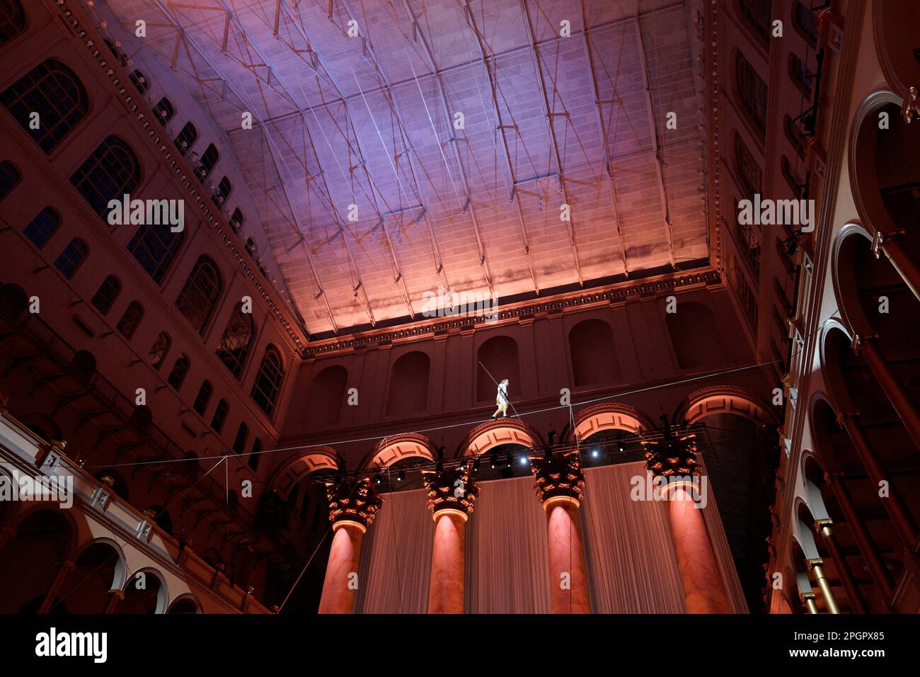 Washington, United States. 23rd Mar, 2023. French high wire artist ...
