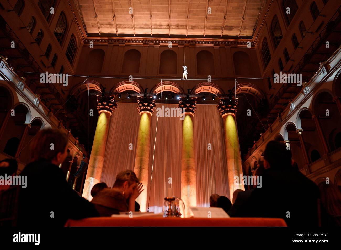 Washington, United States. 23rd Mar, 2023. French high wire artist ...