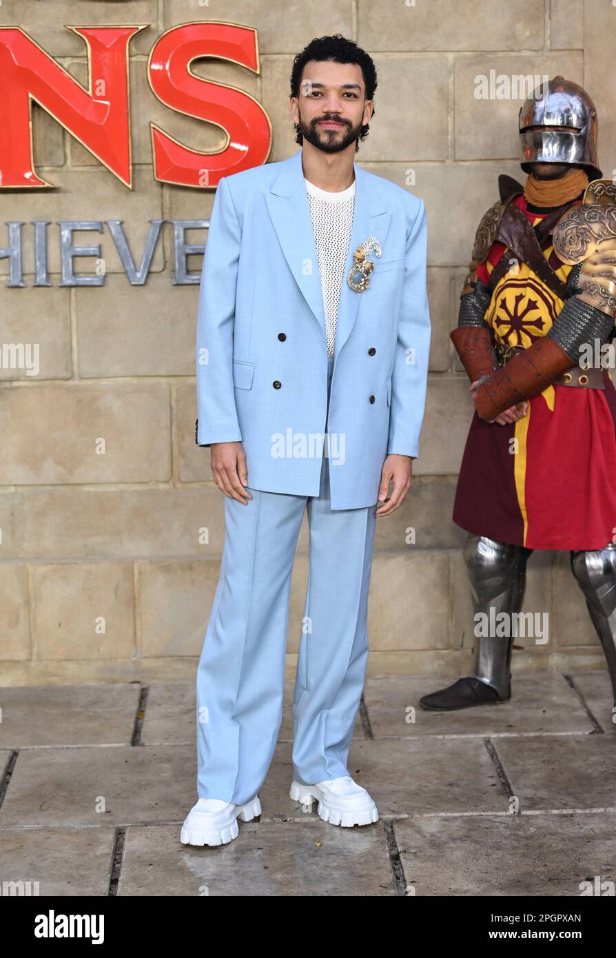 London, UK. 23rd Mar, 2023. Justice Smith at the Dungeons & Dragons ...