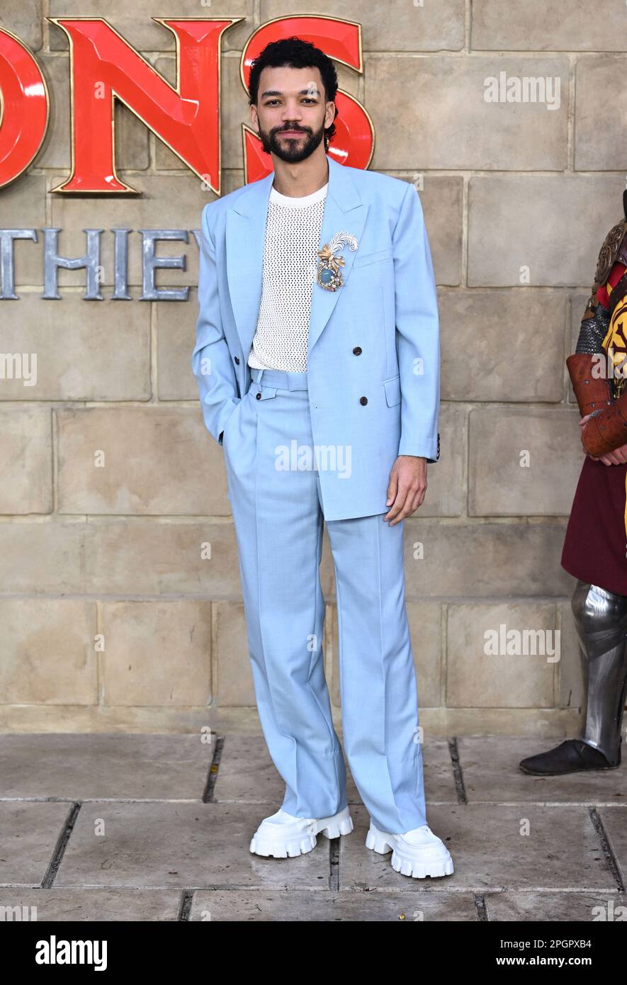 London, UK. 23rd Mar, 2023. Justice Smith at the Dungeons & Dragons ...