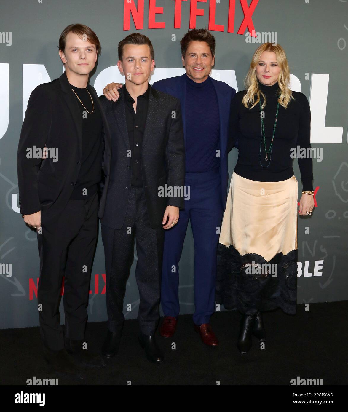 Hollywood, USA. 23rd Mar, 2023. Matthew Edward Lowe, John Owen Lowe ...