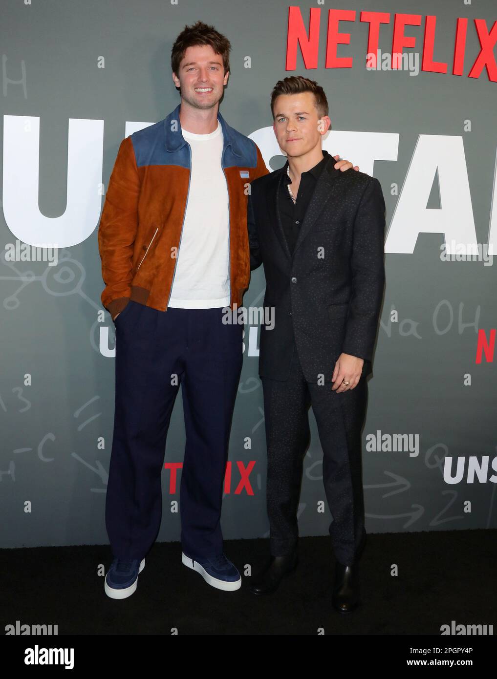 Hollywood, USA. 23rd Mar, 2023. Patrick Schwarzenegger, John Owen Lowe ...