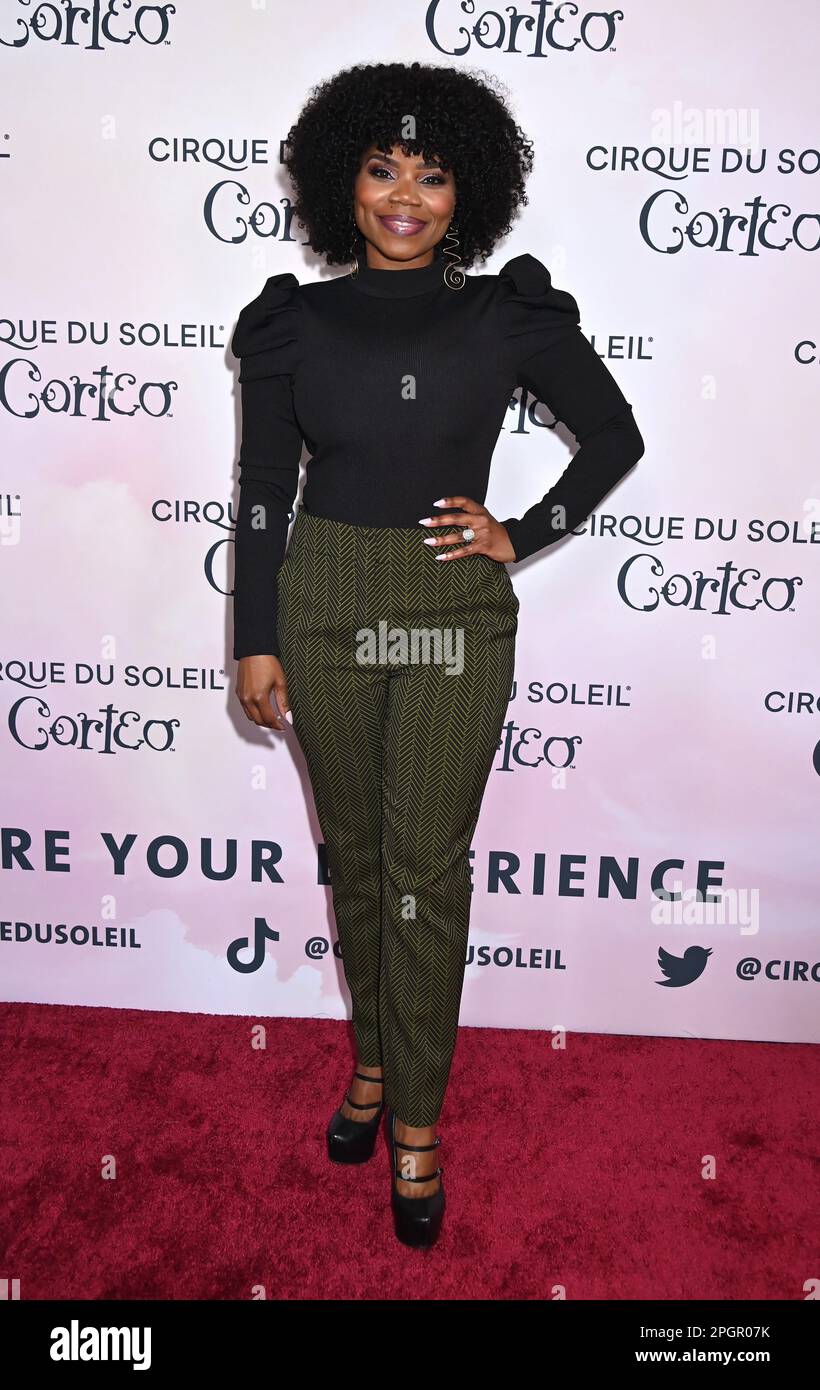 Kelly Jenrette arriving at the Cirque du Soleil “CORETO” red carpet ...