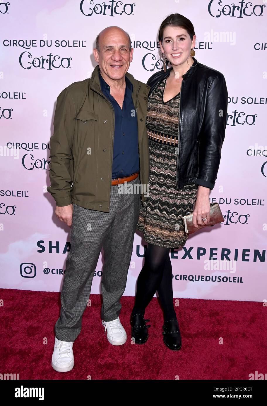 Paul Ben-Victor and Cali Senkpiel arriving at the Cirque du Soleil ...