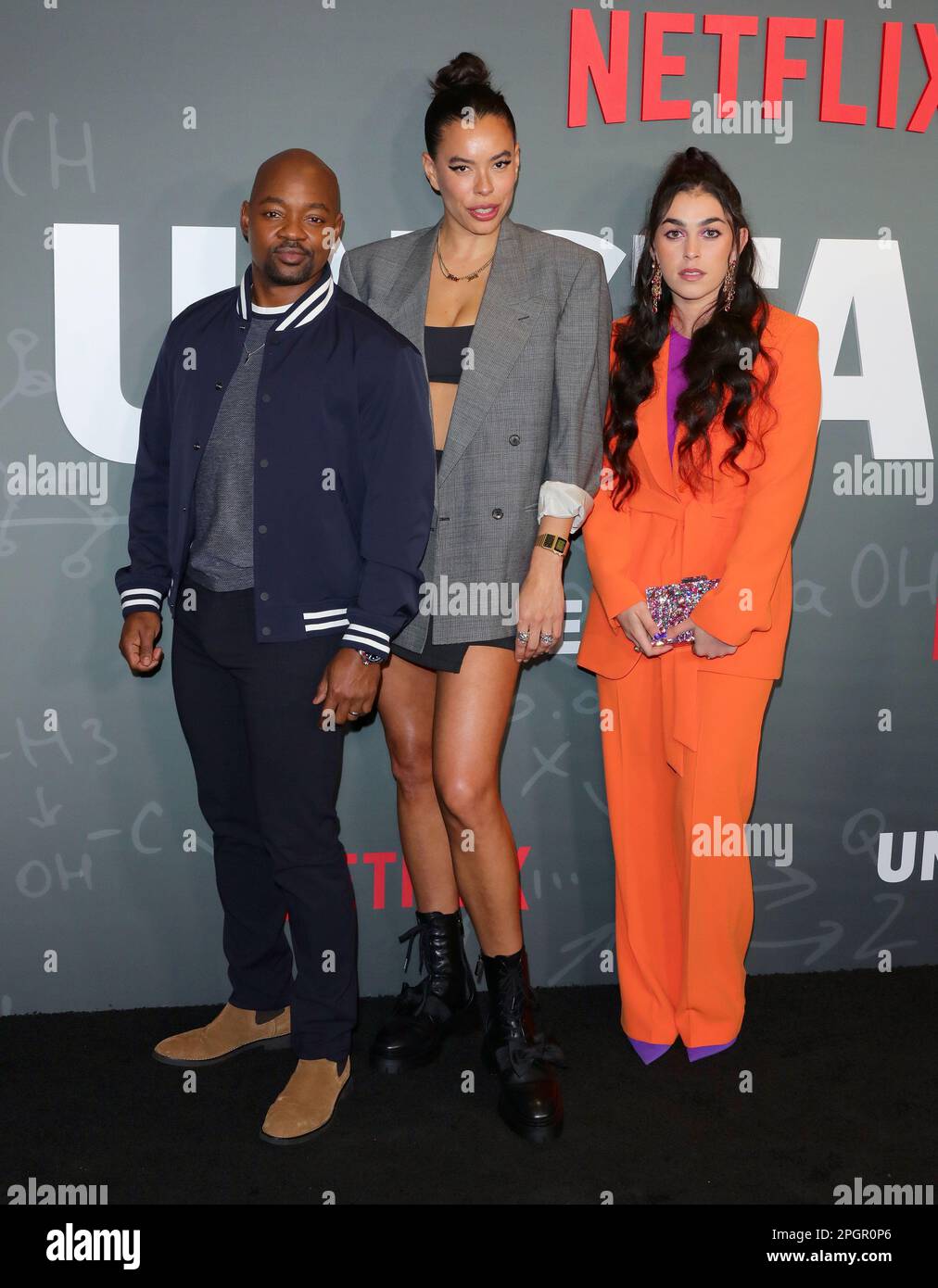 Hollywood, USA. 23rd Mar, 2023. Brian Michael Smith, Brianna Baker, Natacha Karam arrives at ...