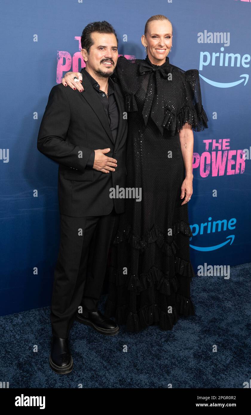John Leguizamo and Toni Collette attend premiere of Amazon Prime Video series The Power at DGA ...