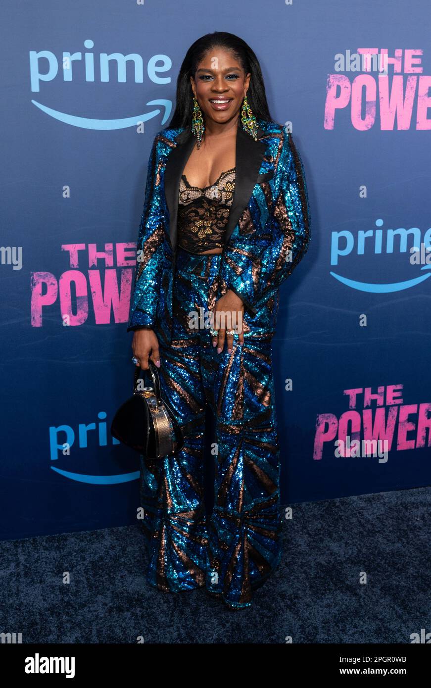 Edwina Findley attends premiere of Amazon Prime Video series The Power ...