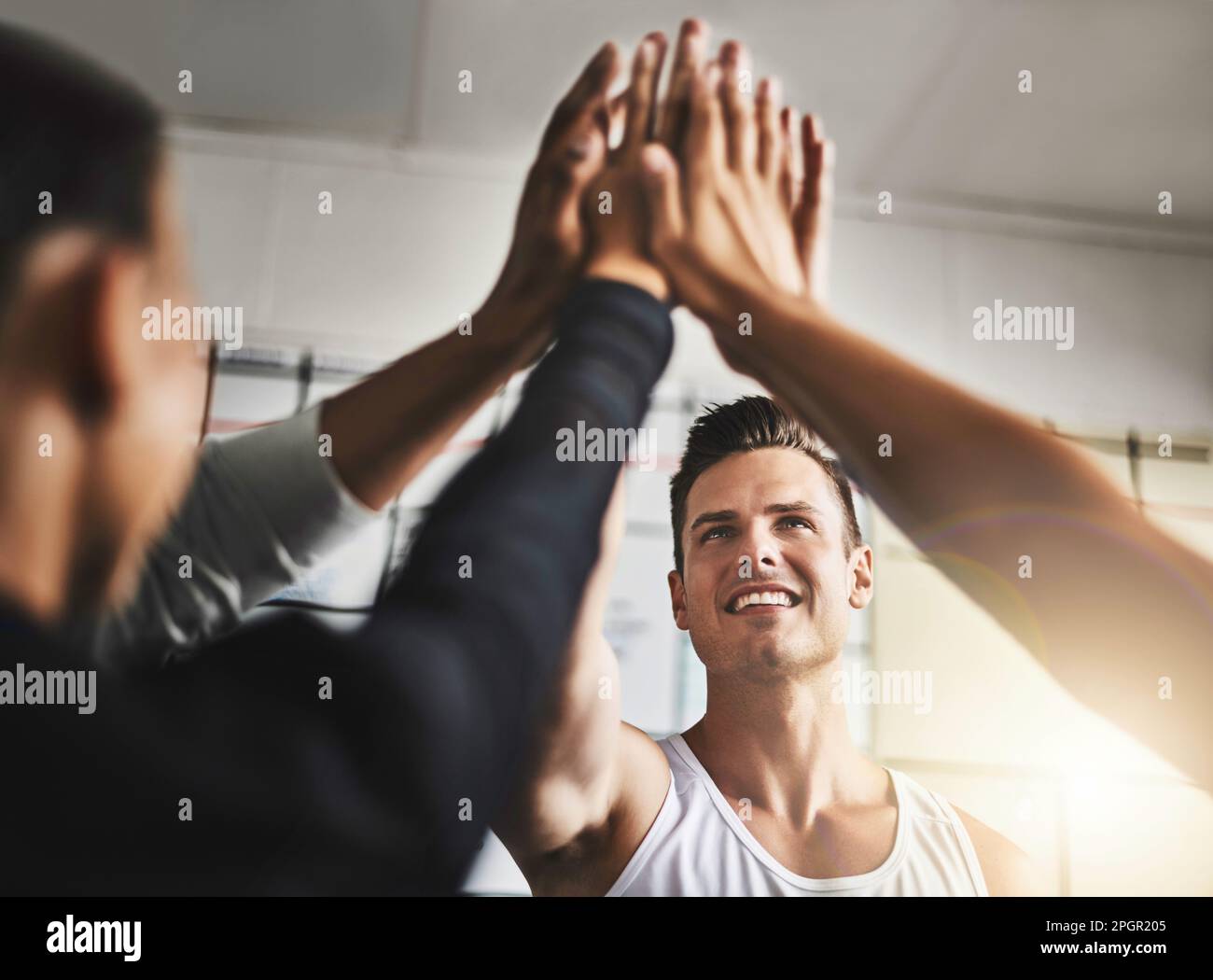 The term strength in numbers has never been more true. a group of young ...
