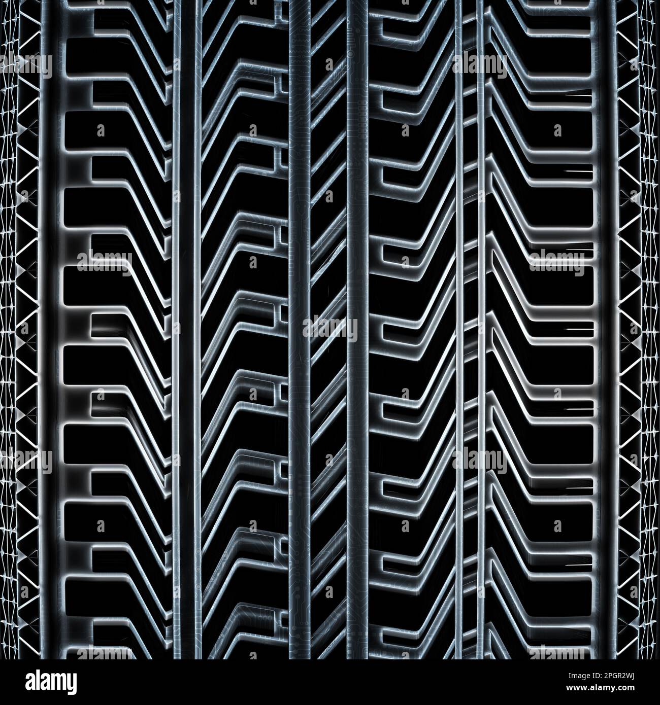 3d rendering rough tire pattern or tyre texture on black background Stock Photo - Alamy
