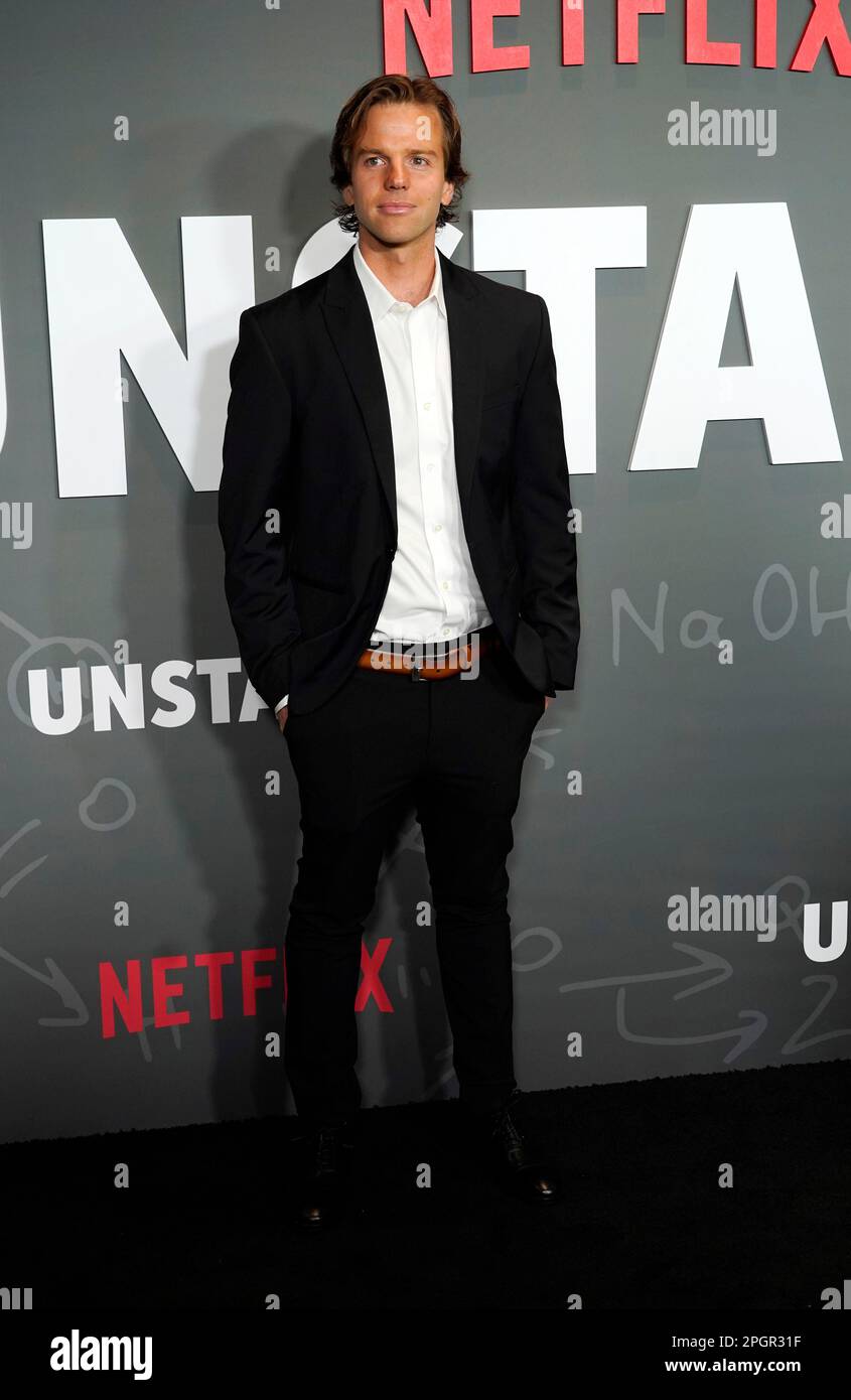 Tom Allen poses at the premiere of the Netflix series "Unstable ...