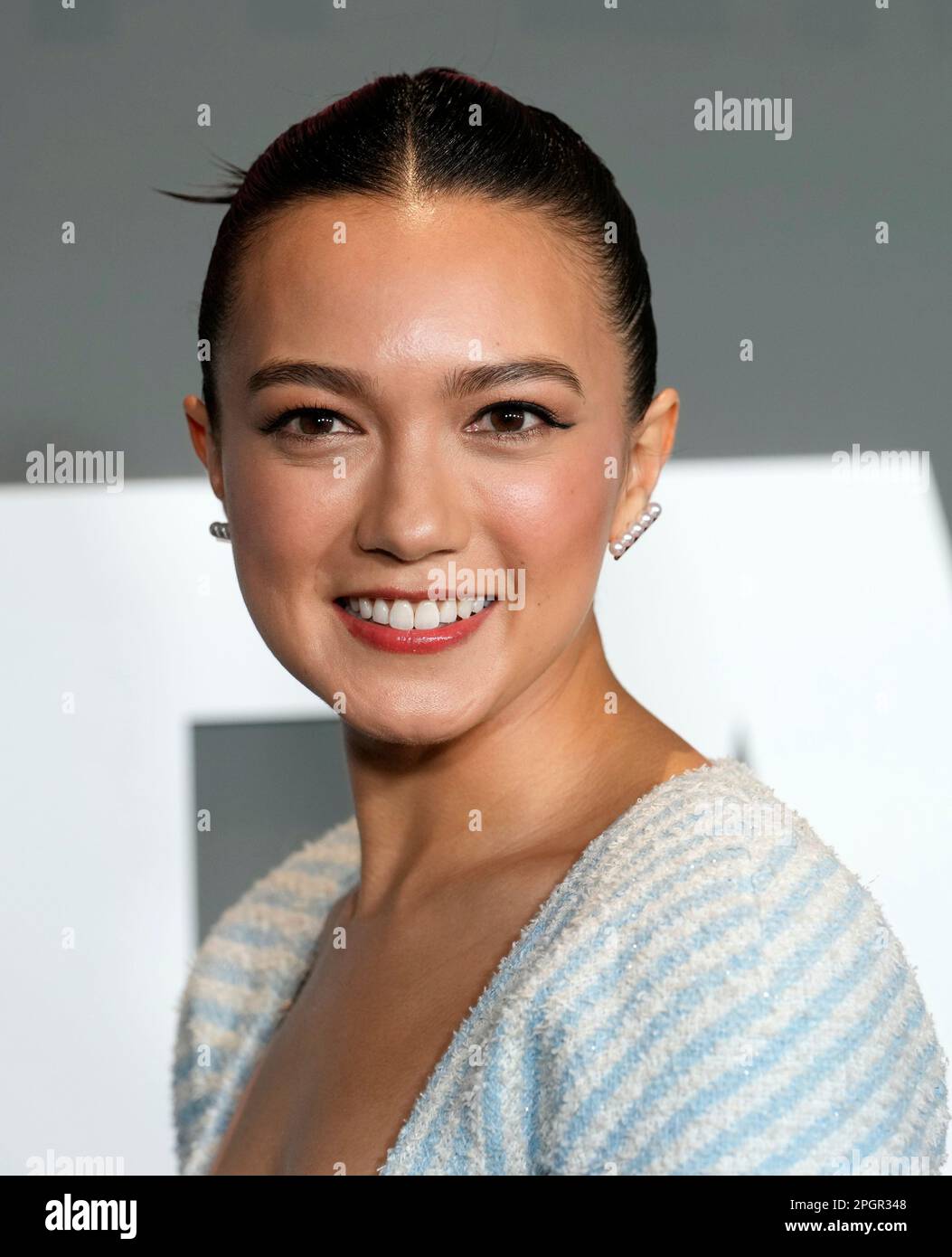 Rachel Marsh poses at the premiere of the Netflix series "Unstable ...