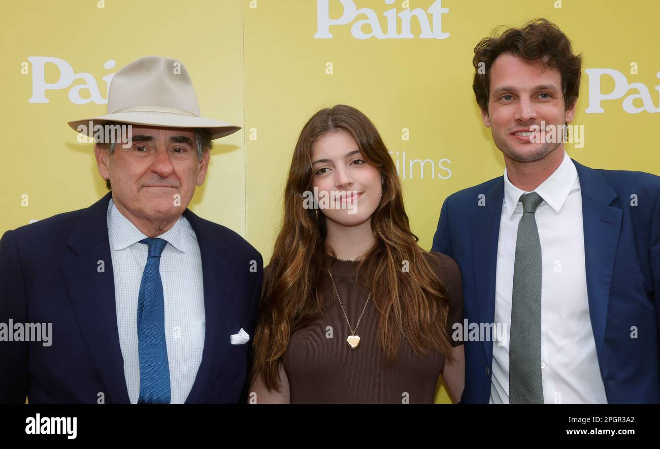 Los Angeles, California, USA. 23rd Mar, 2023. Peter Brant, Lily Brant ...