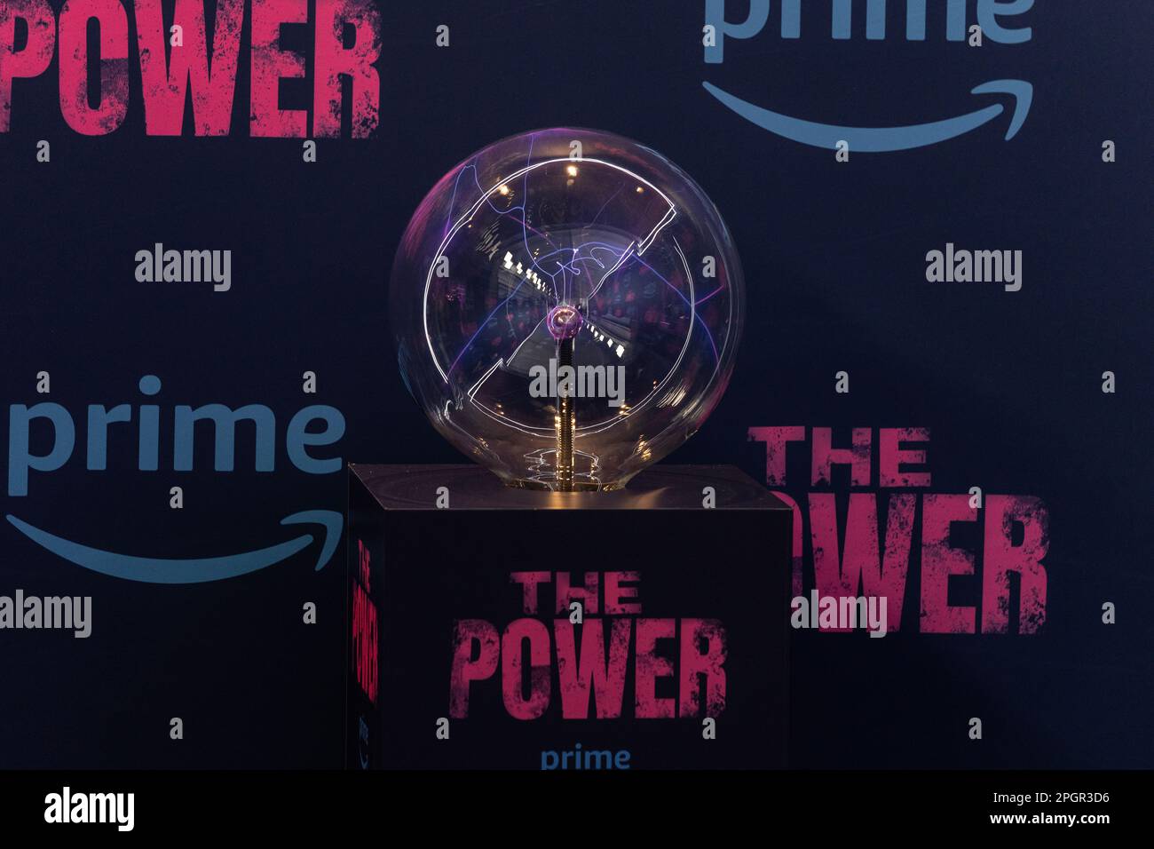 Set design for premiere of Amazon Prime Video series The Power at DGA ...