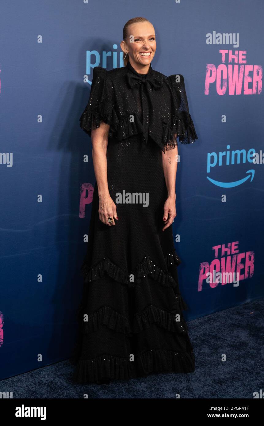 Toni Collette wearing dress by Susie Cave for Vampire's Wife attends ...