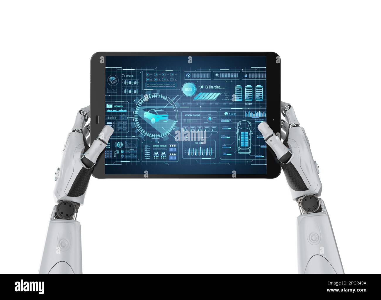 Electric motor innovation display Cut Out Stock Images & Pictures - Alamy