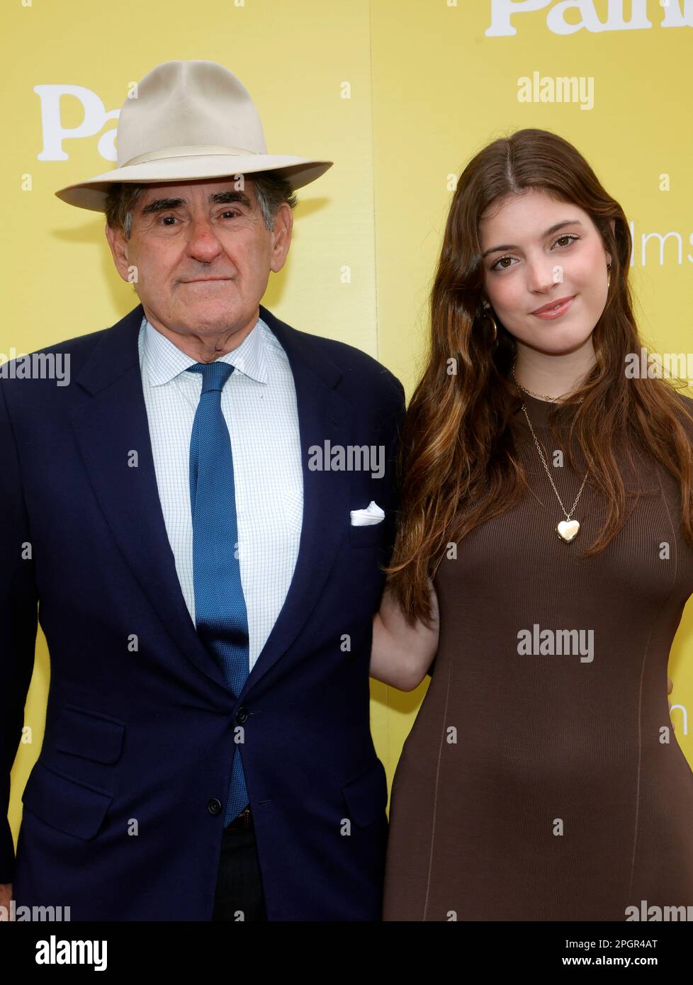 Los Angeles, California, USA. 23rd Mar, 2023. Peter Brant, Lily Brant ...