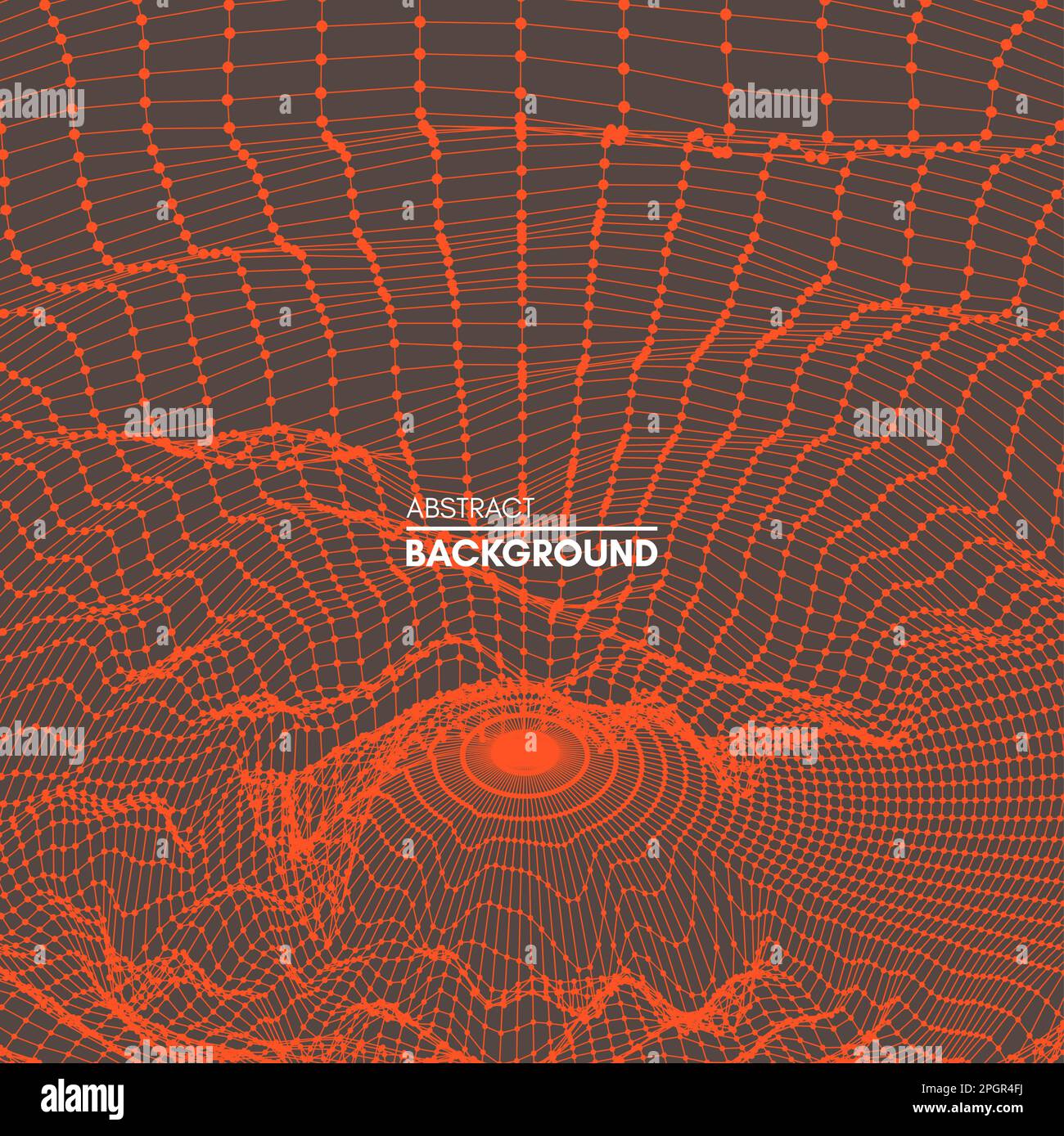 Lattice structure. Science or technology background. 3d grid surface ...