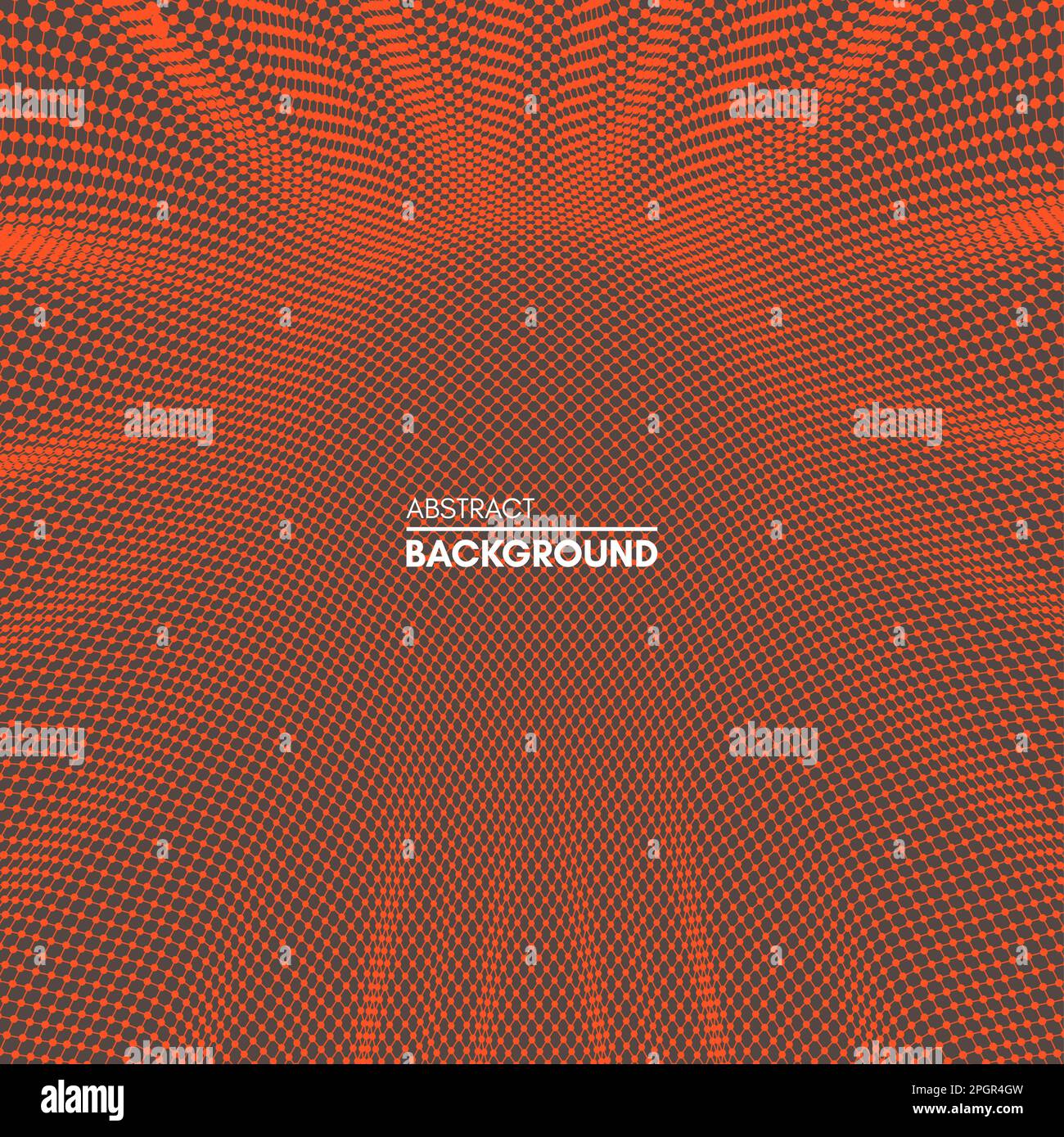 Lattice structure. Science or technology background. 3d grid surface ...
