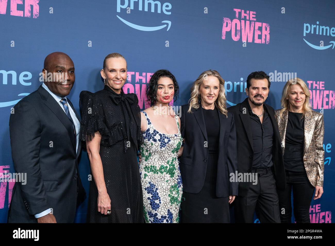 New York, USA. 23rd Mar, 2023. Vernon Sanders, Toni Collette, Auli'i Cravalho, Jen Salke, John ...