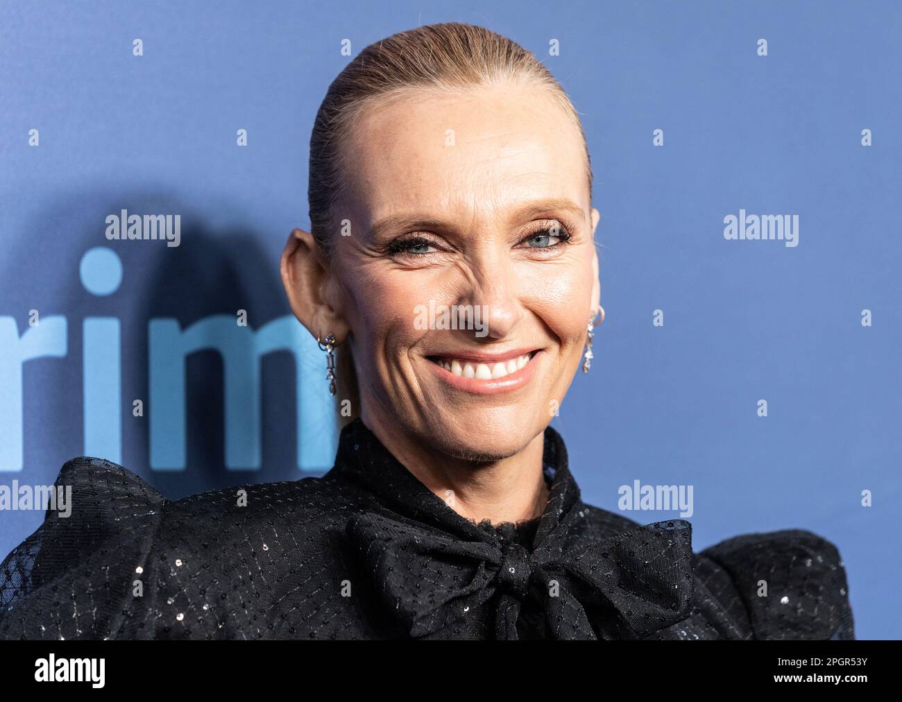 New York, USA. 23rd Mar, 2023. Toni Collette wearing dress by Susie ...