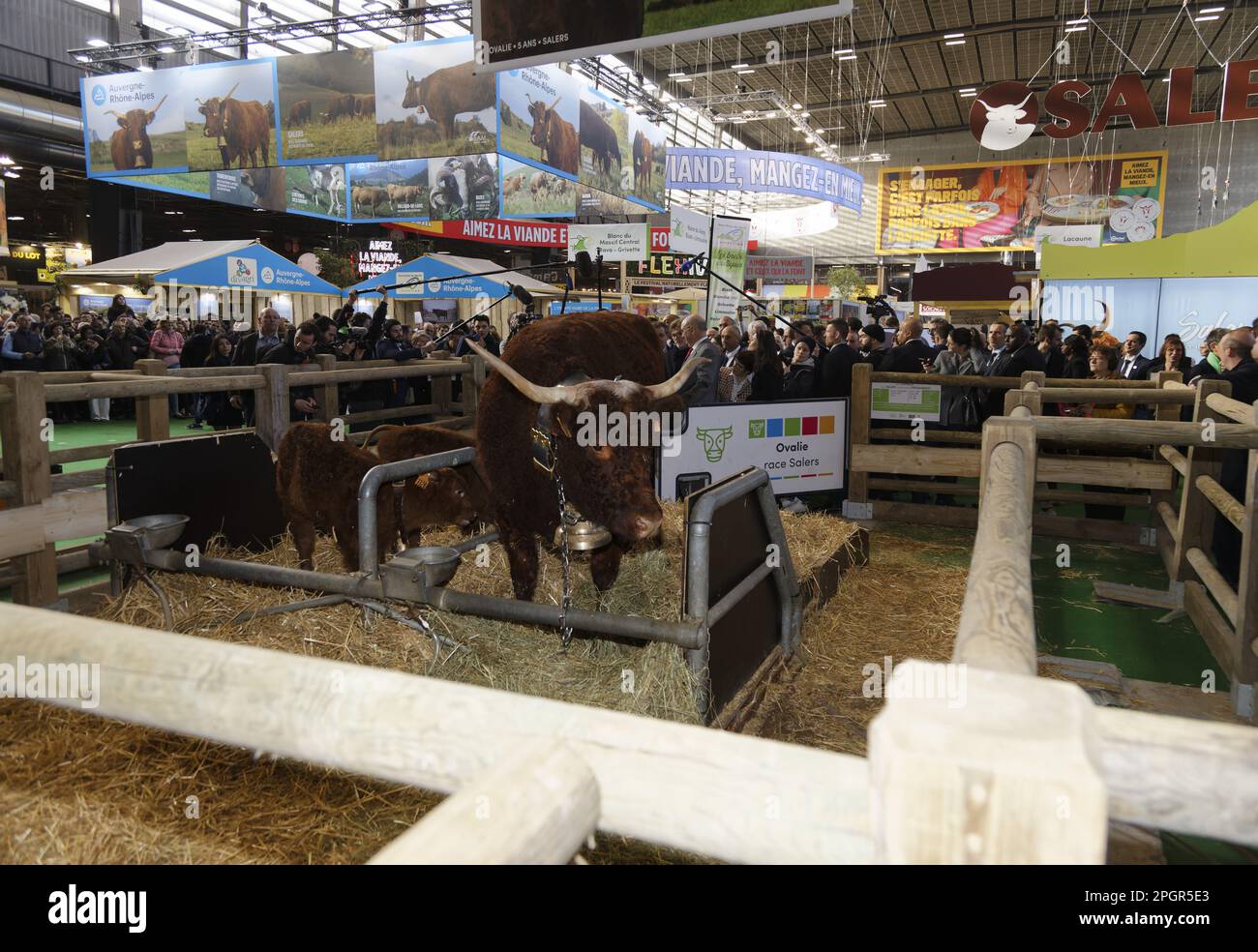 Paris, France. 25th Feb, 2023. Inauguration of the 59th International ...