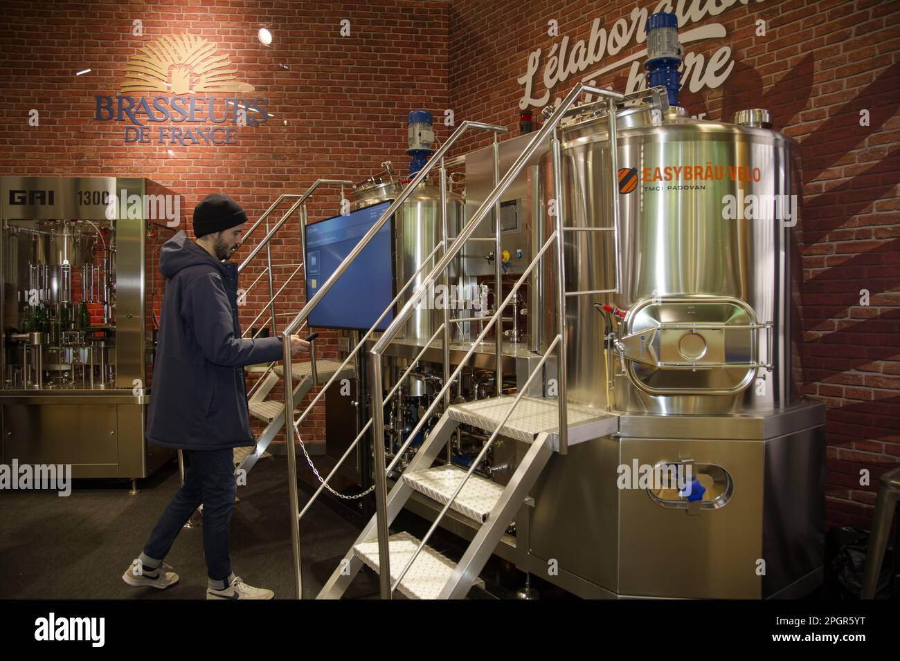 Paris, France. 25th Feb, 2023. Inauguration of the 59th International ...