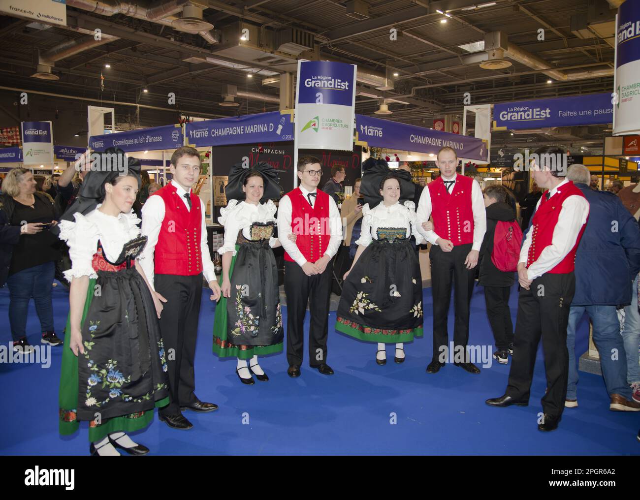 Paris, France. 25th Feb, 2023. Inauguration of the 59th International ...