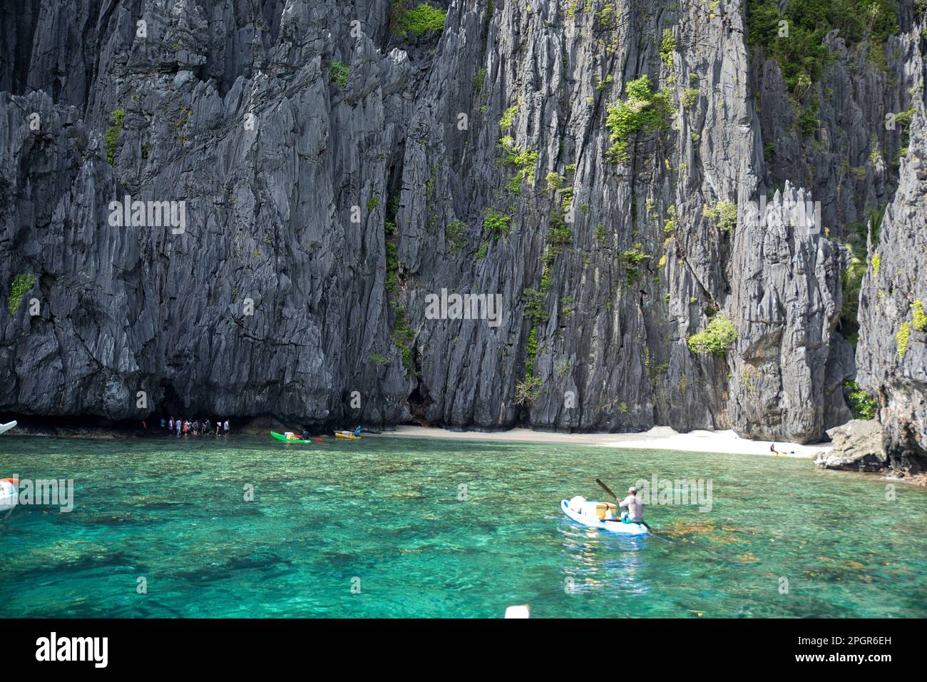 Majestic rocks in El Nido, Palawan in the Philippines that are ...
