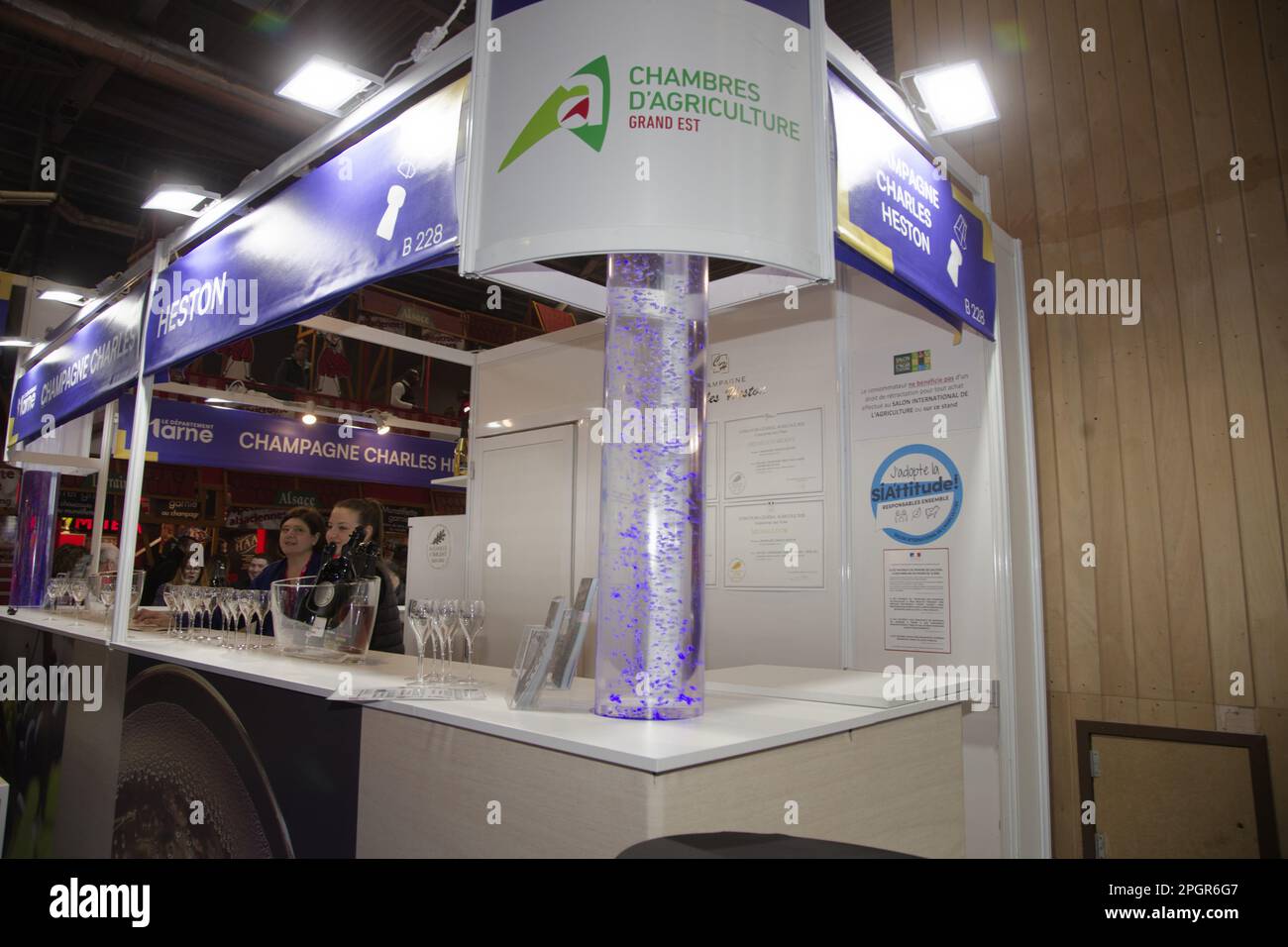 Paris, France. 25th Feb, 2023. Inauguration of the 59th International ...
