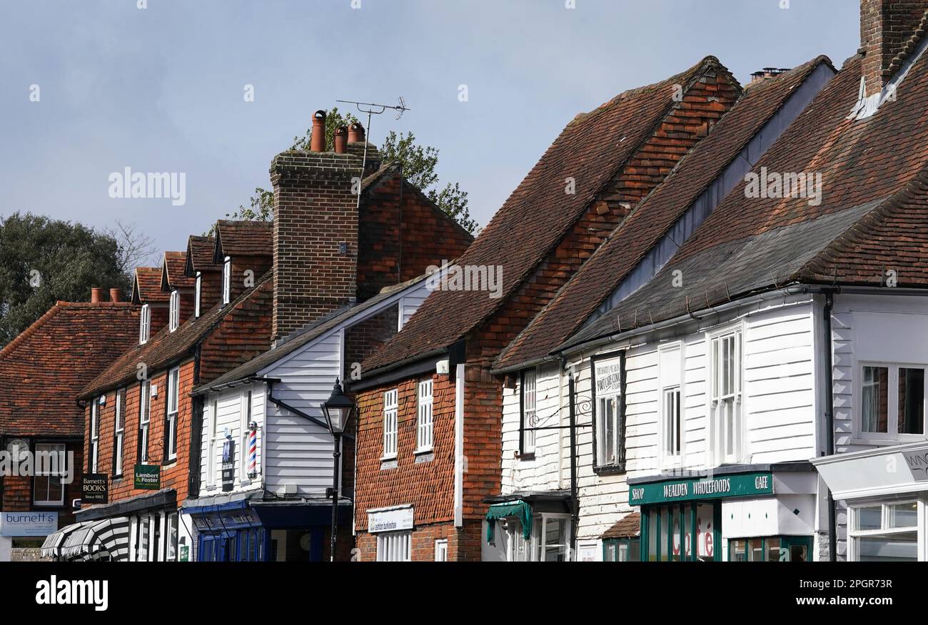 A general view of Wadhurst in East Sussex, which has been named as the ...
