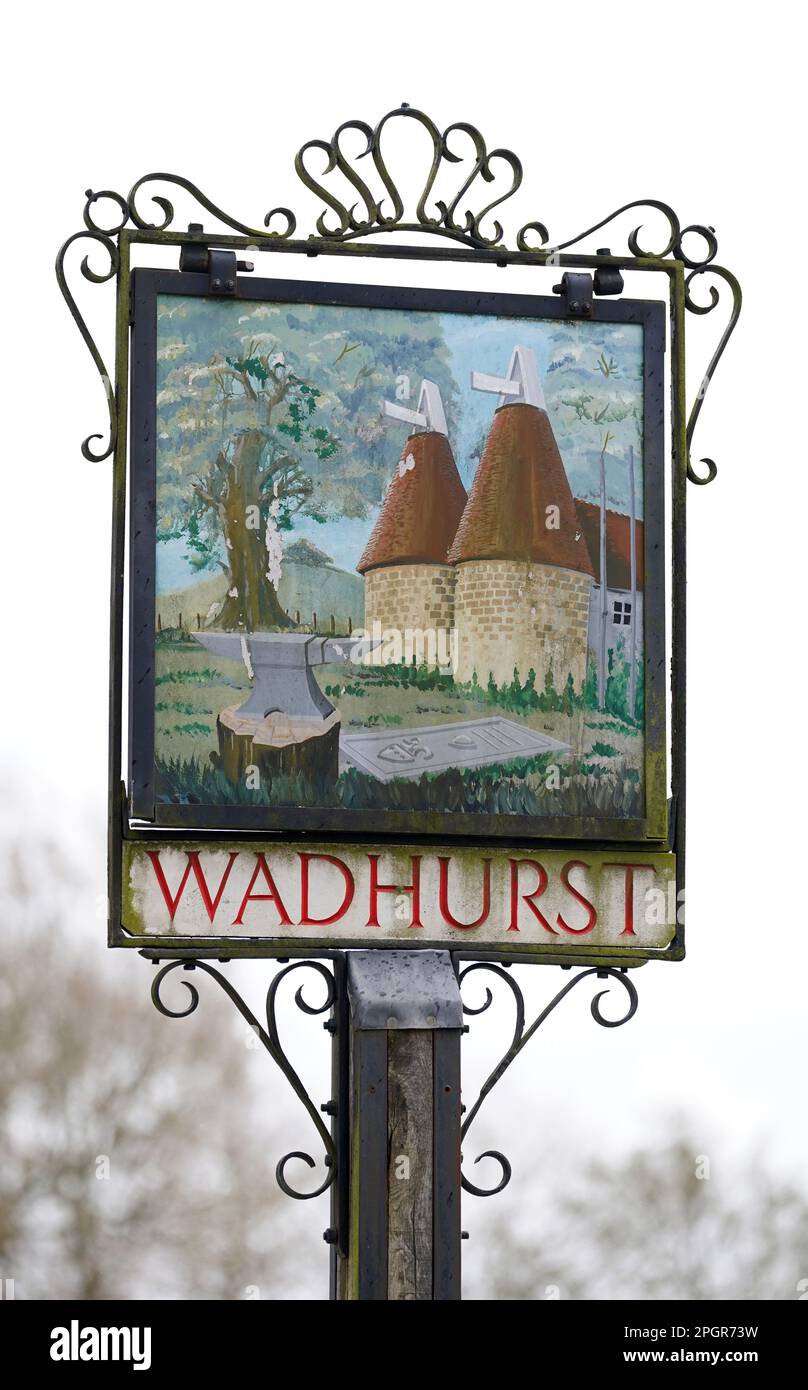 A general view of Wadhurst in East Sussex, which has been named as the ...