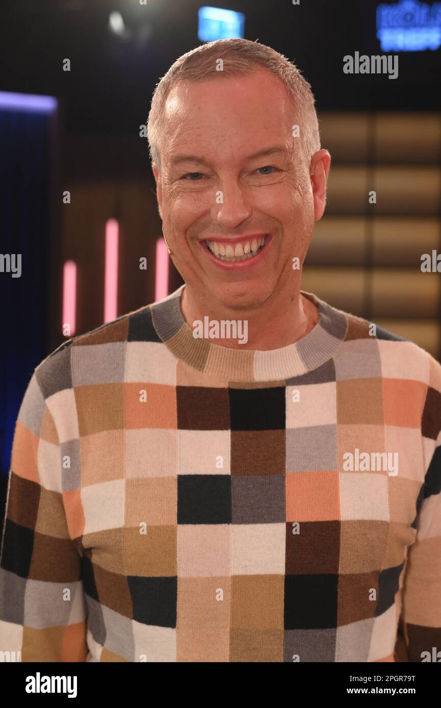 Cologne, Germany. 24th Mar, 2023. Comedian Thomas Hermanns as a guest ...