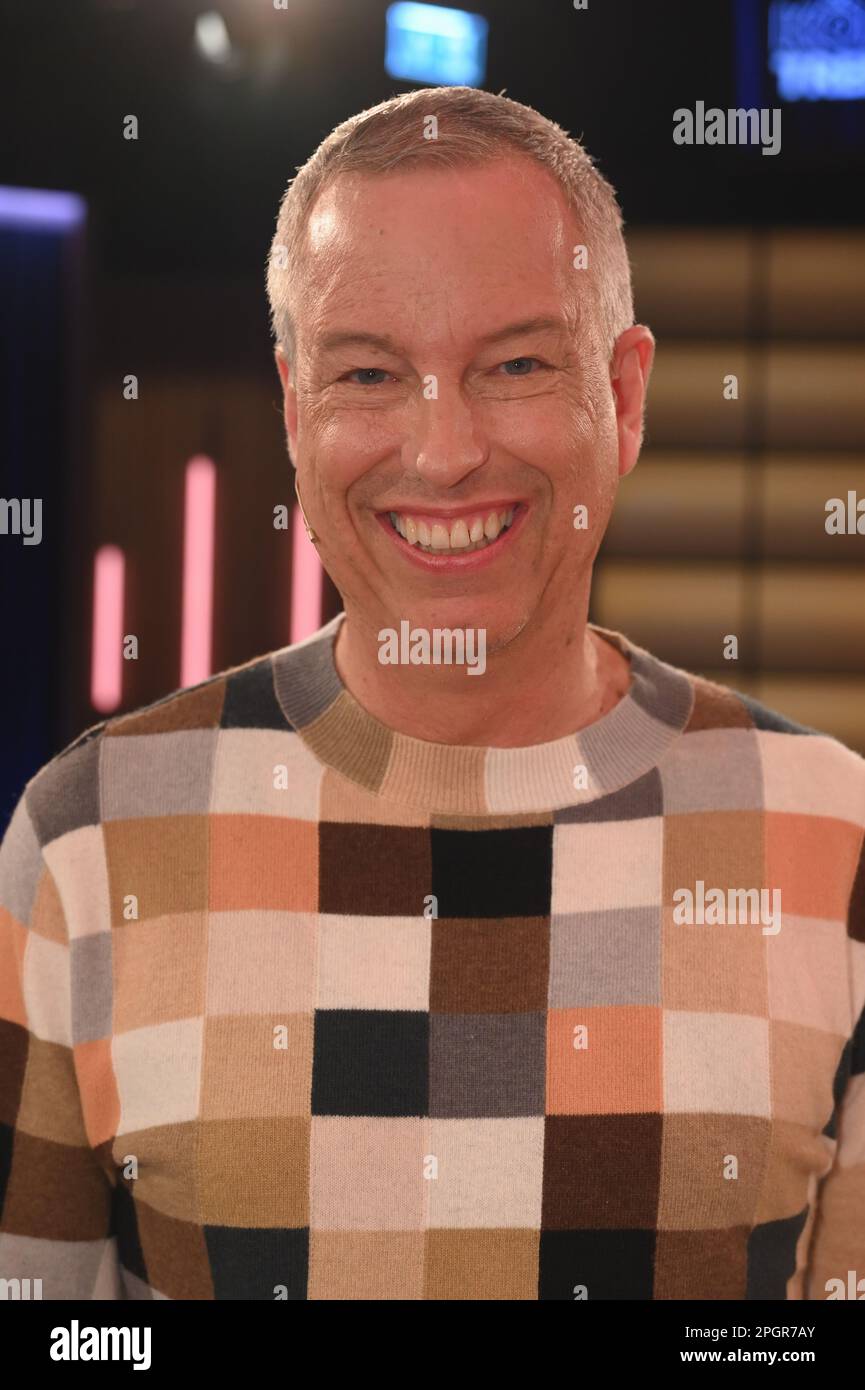 Cologne, Germany. 24th Mar, 2023. Comedian Thomas Hermanns as a guest ...