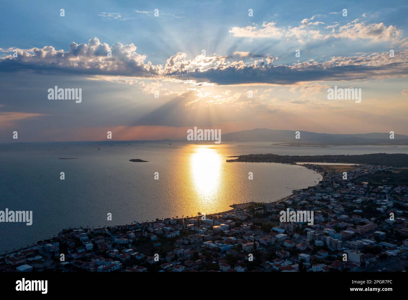 Yeni Sakran view in Izmir Province Stock Photo - Alamy