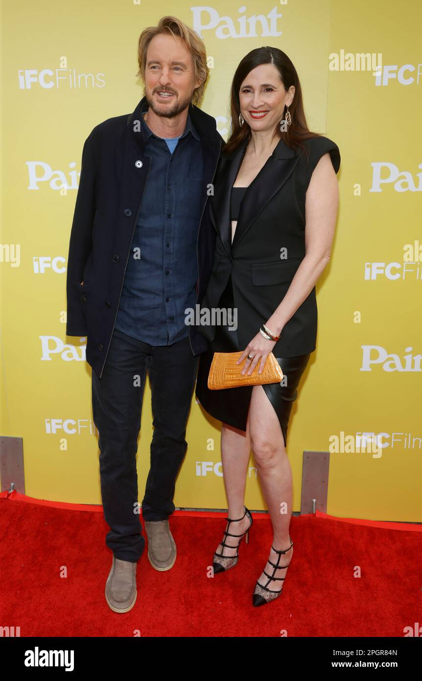 Los Angeles, California, USA. 23rd Mar, 2023. Owen Wilson, Michaela ...