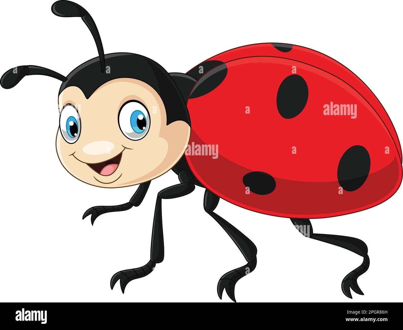 Happy Lady Bug Clipart