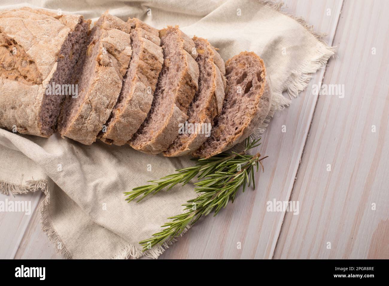 Olive flavour loaf Types of bread Stock Photo - Alamy