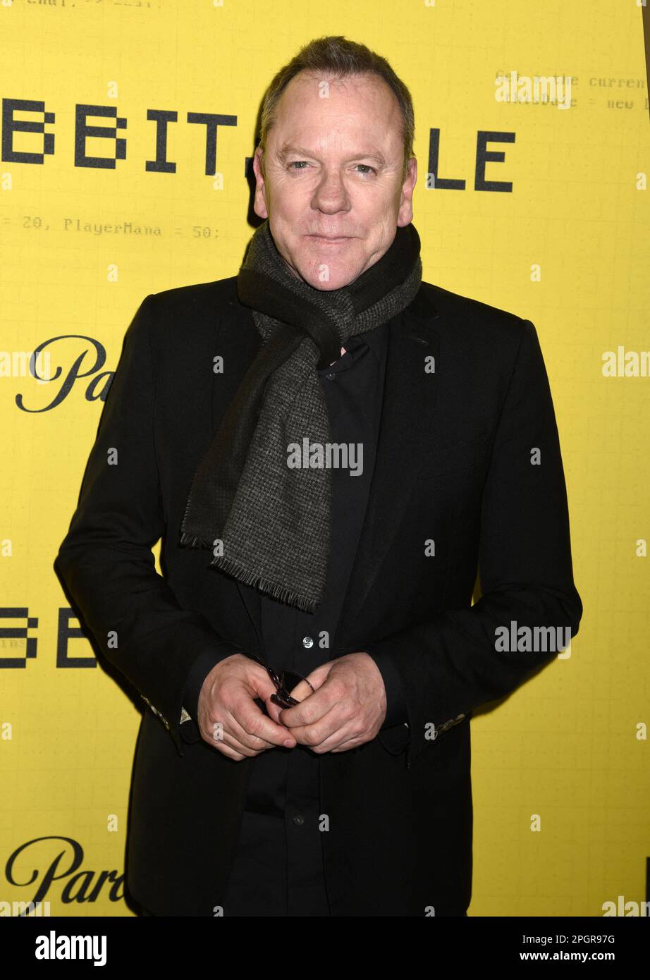 New York City, United States. 23rd Mar, 2023. Kiefer Sutherland at ...