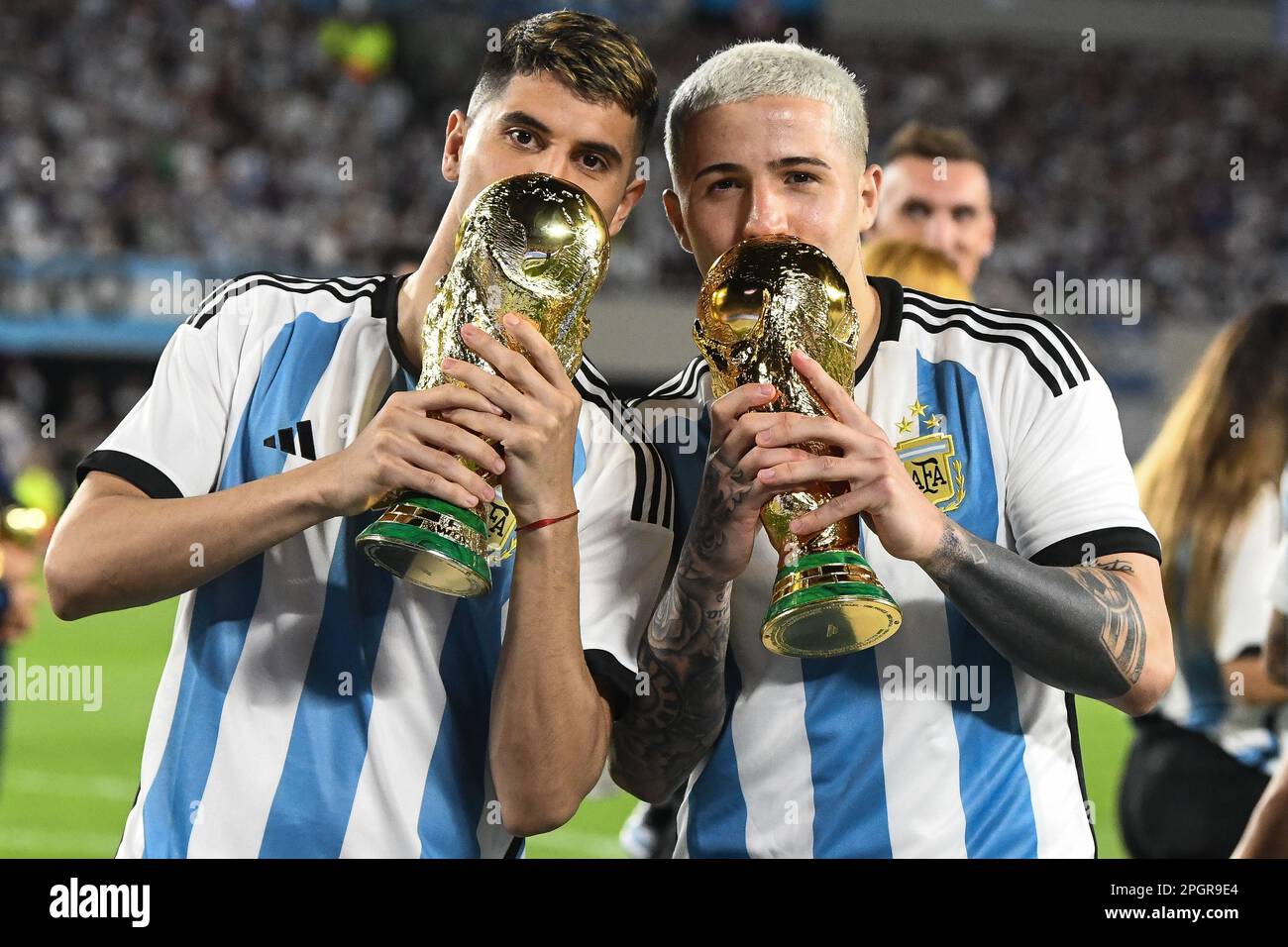 ARGENTINA, Buenos Aires: 23 march 2023: Exequiel Palacios ( Bayer ...