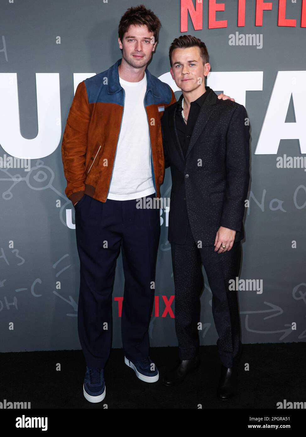 HOLLYWOOD, LOS ANGELES, CALIFORNIA, USA - MARCH 23: Patrick ...