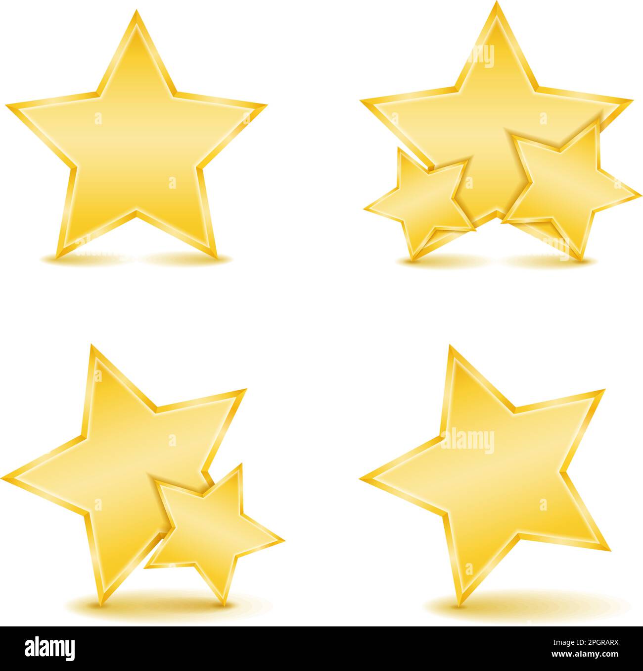 Golden stars, vector eps10 illustration Stock Vector Image & Art - Alamy