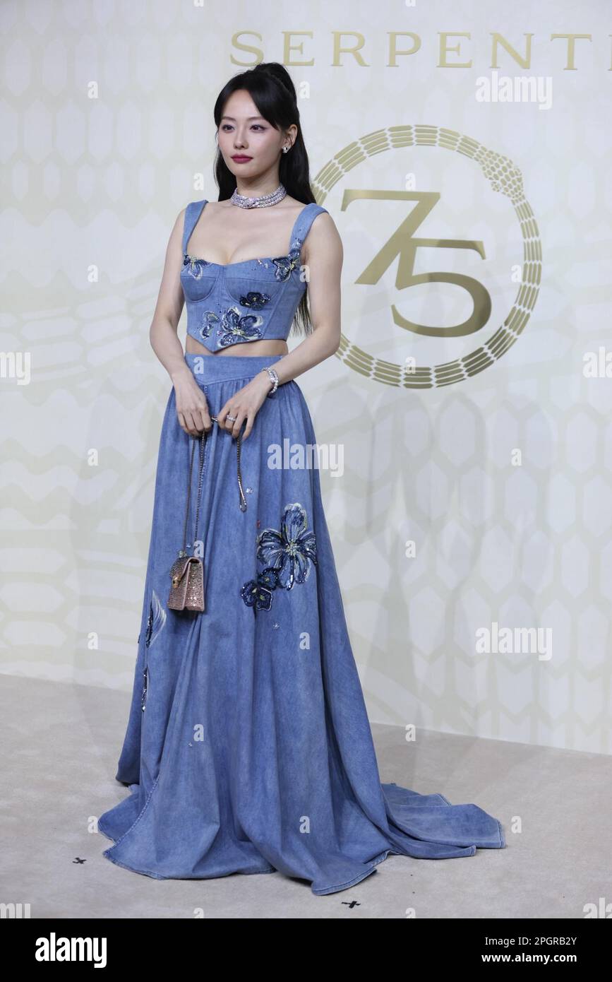 Chinese actress and singer Jenny Zhang attended a brand activity in Shanghai, China. 23rd Mar ...