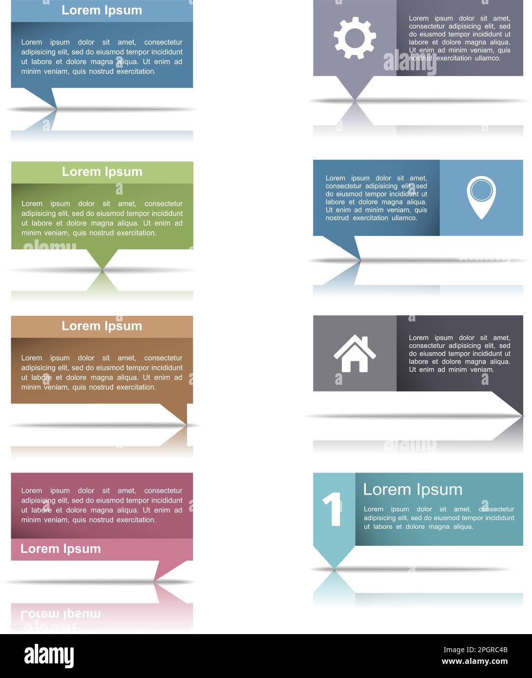 Set of speech bubbles with reflection for your text, vector eps10 ...