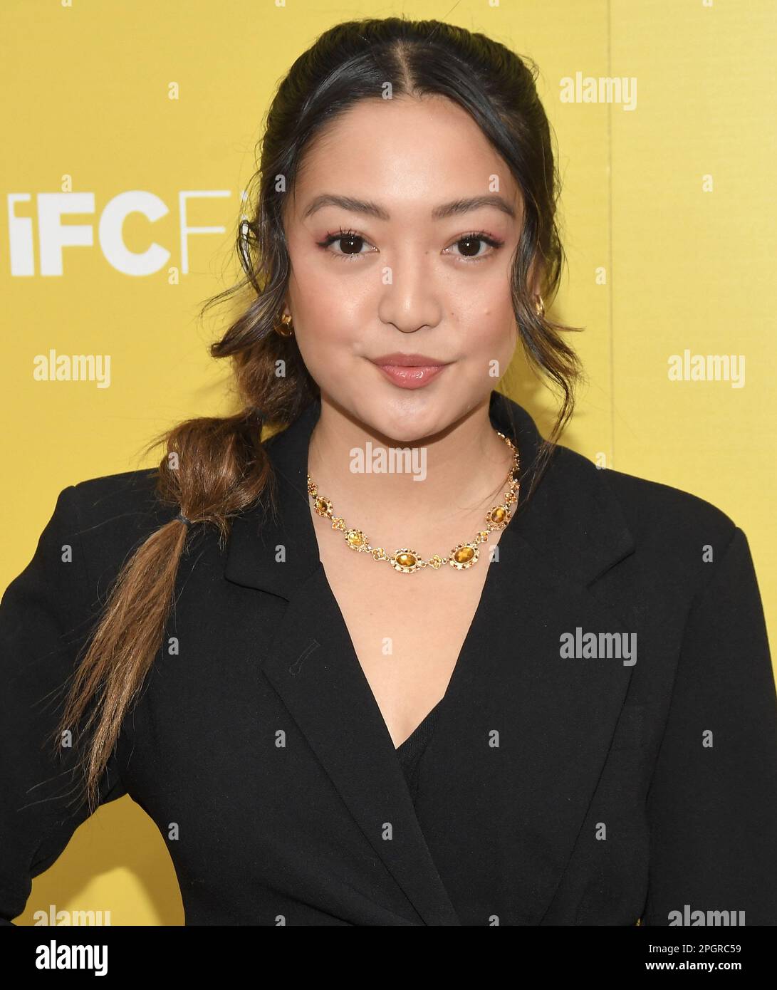 Los Angeles, USA. 23rd Mar, 2023. Chelsea Zhang arrives at the IFC ...