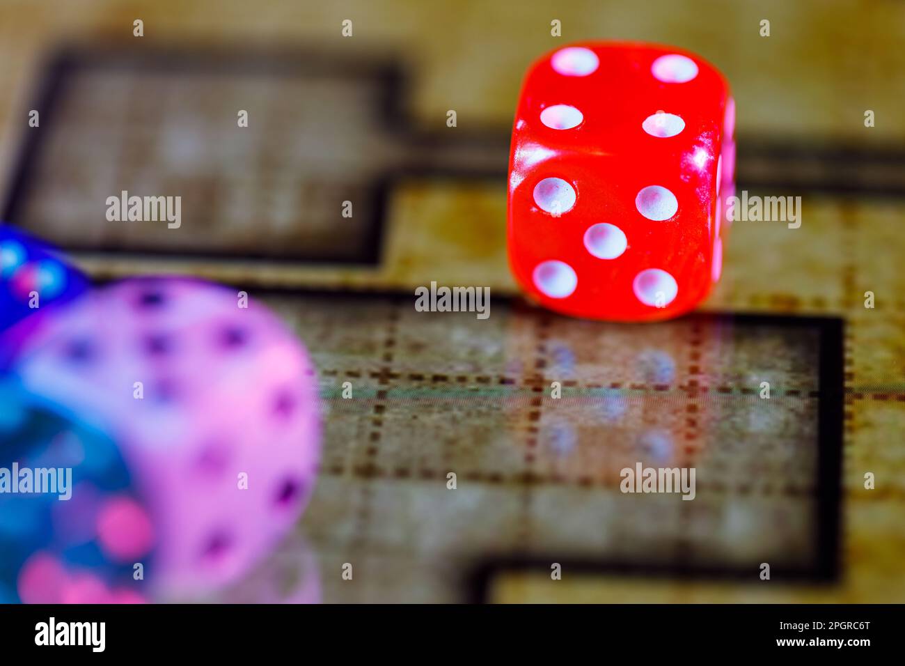 Dice for board game and role-playing game Stock Photo - Alamy